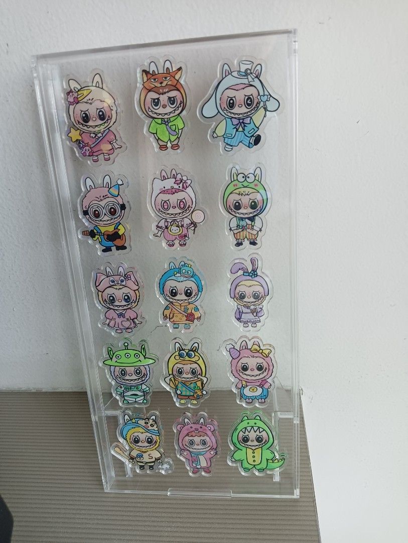 Labubu acrylic display, Hobbies & Toys, Stationery & Craft, Handmade ...