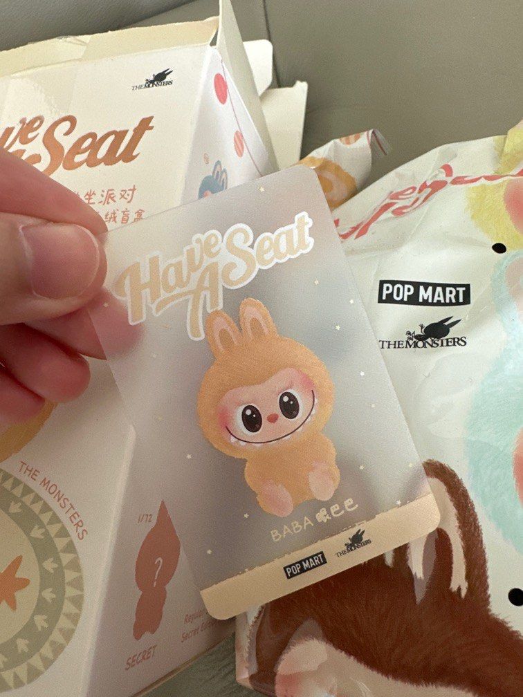 Labubu Baba Popmart, Hobbies & Toys, Toys & Games on Carousell