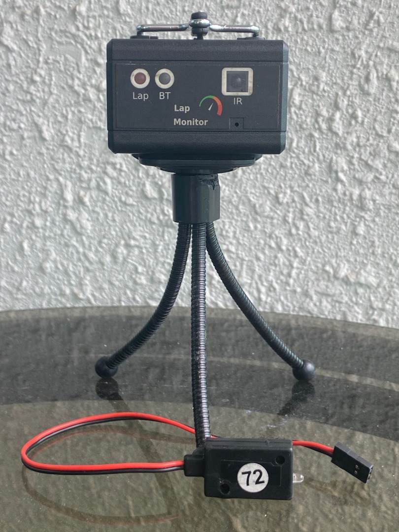 Lap Monitor - Infrared RC car lap timing system with Bluetooth connection to phone app, Hobbies ...