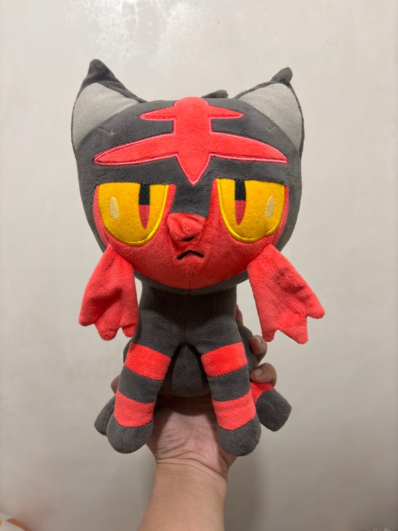 Pokemon Litten Plushie, Hobbies & Toys, Toys & Games on Carousell