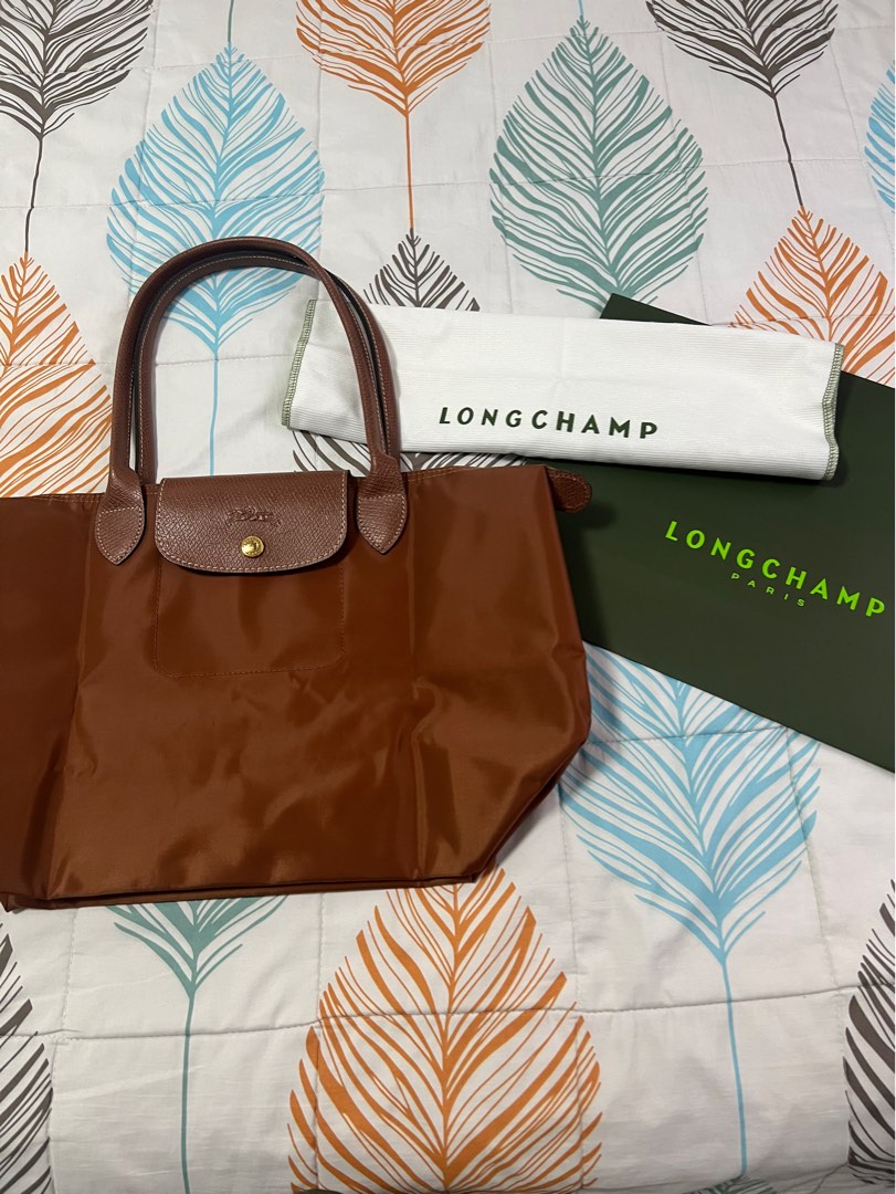 Longchamp Le Pliage Cognac Bag, Luxury, Bags & Wallets on Carousell