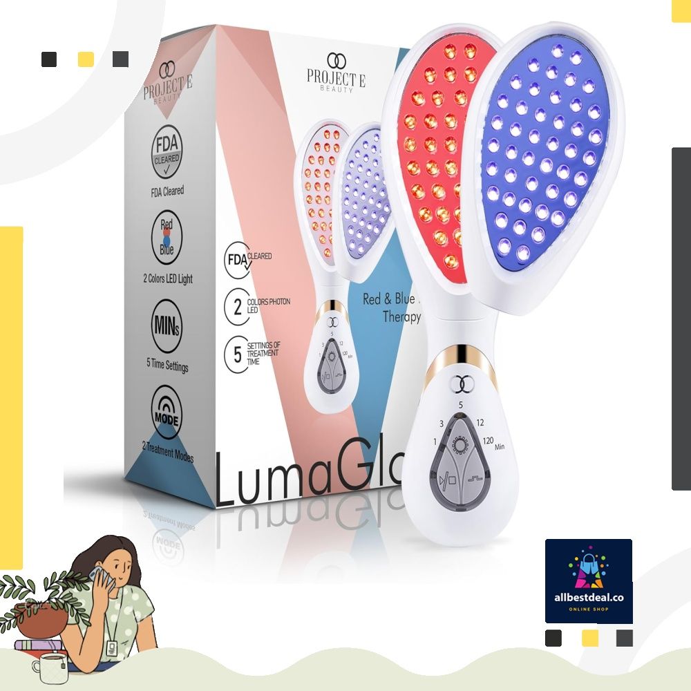 LumaGlow Red & Blue LED Light Therapy by Project E Beauty | Anti-Aging ...