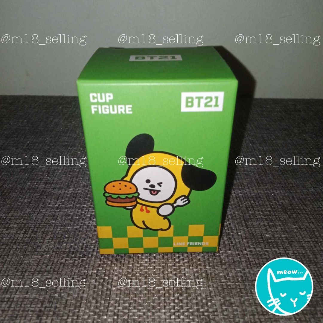 [m18 BTS MERCH] BT21 x LINE Friends Character Cup Figure - Chimmy, Hobbies & Toys, Memorabilia ...