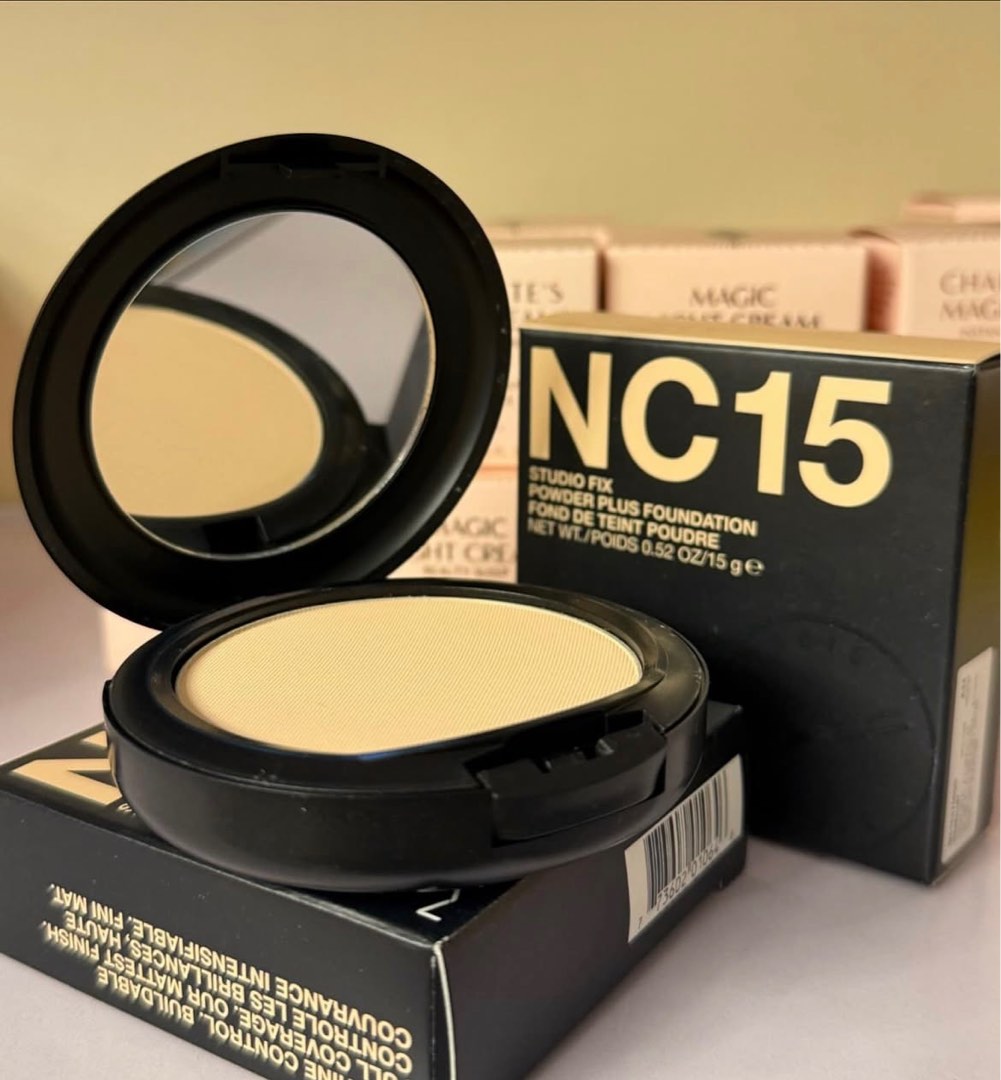 MAC Studio Fix Powder Foundation NC15, Beauty & Personal Care, Face ...