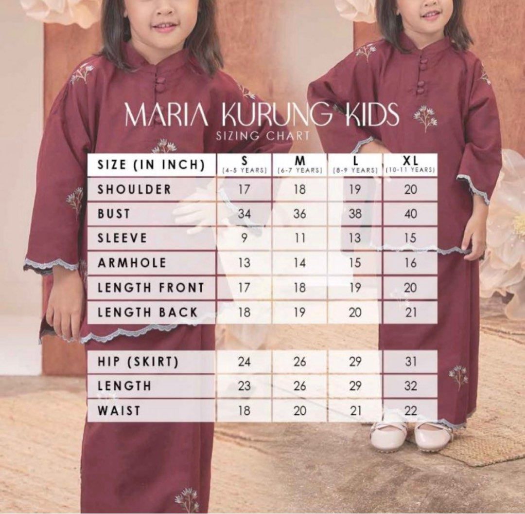 Maria kids asikin ahmad, Women's Fashion, Muslimah Fashion, Baju Kurung ...