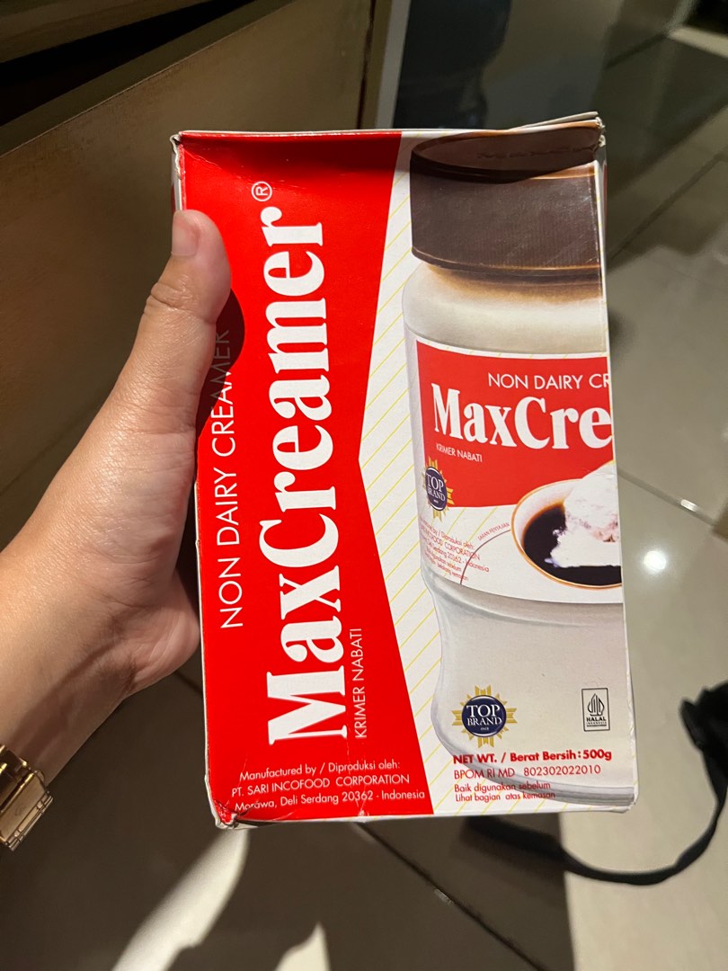 Max creamer 500 gr, Makanan & Minuman, Kue-kue di Carousell