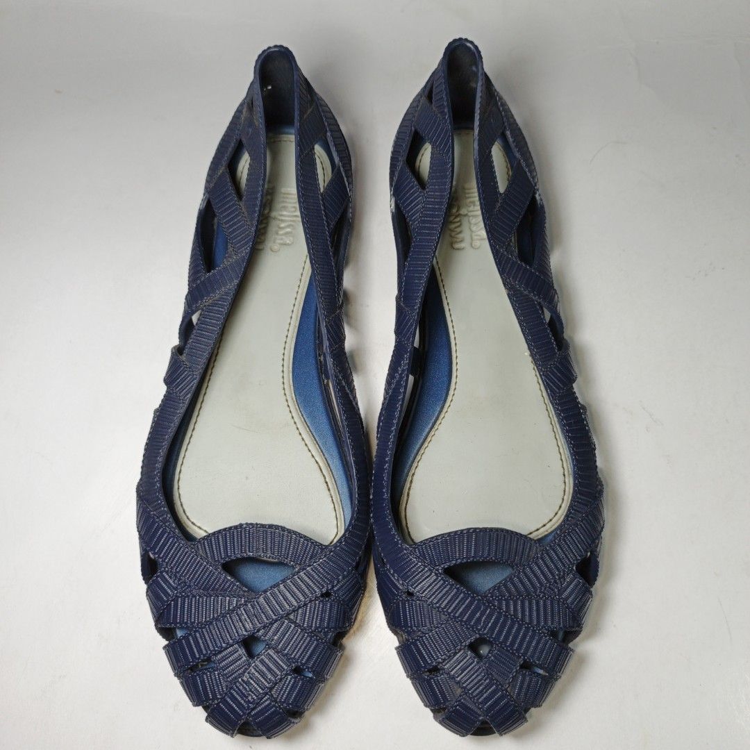 Melissa Jason Wu original Brazilian flat 39 size woman shoes, Fesyen ...