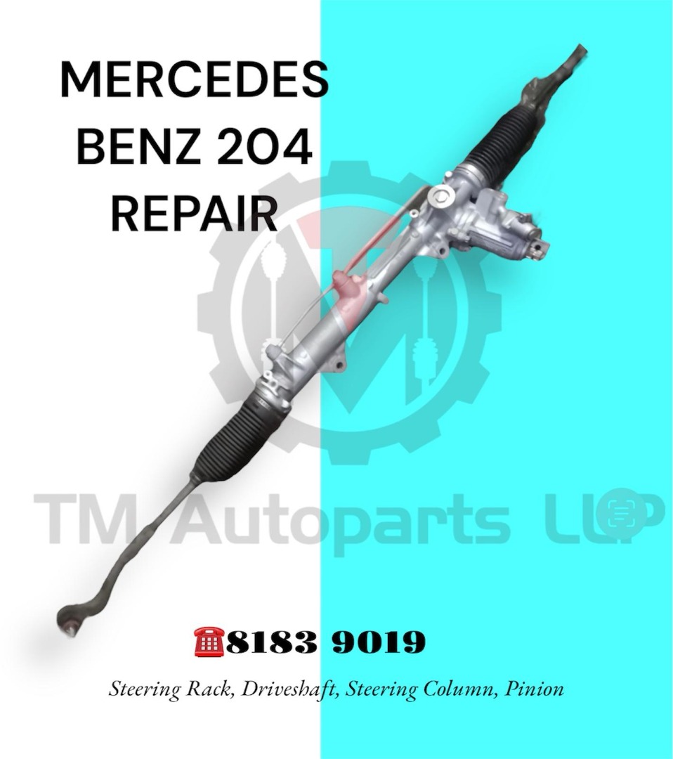 MERCEDES BENZ UNDERCARRIAGE/CAR REPAIR/SERVICING/STEERING RACK ...