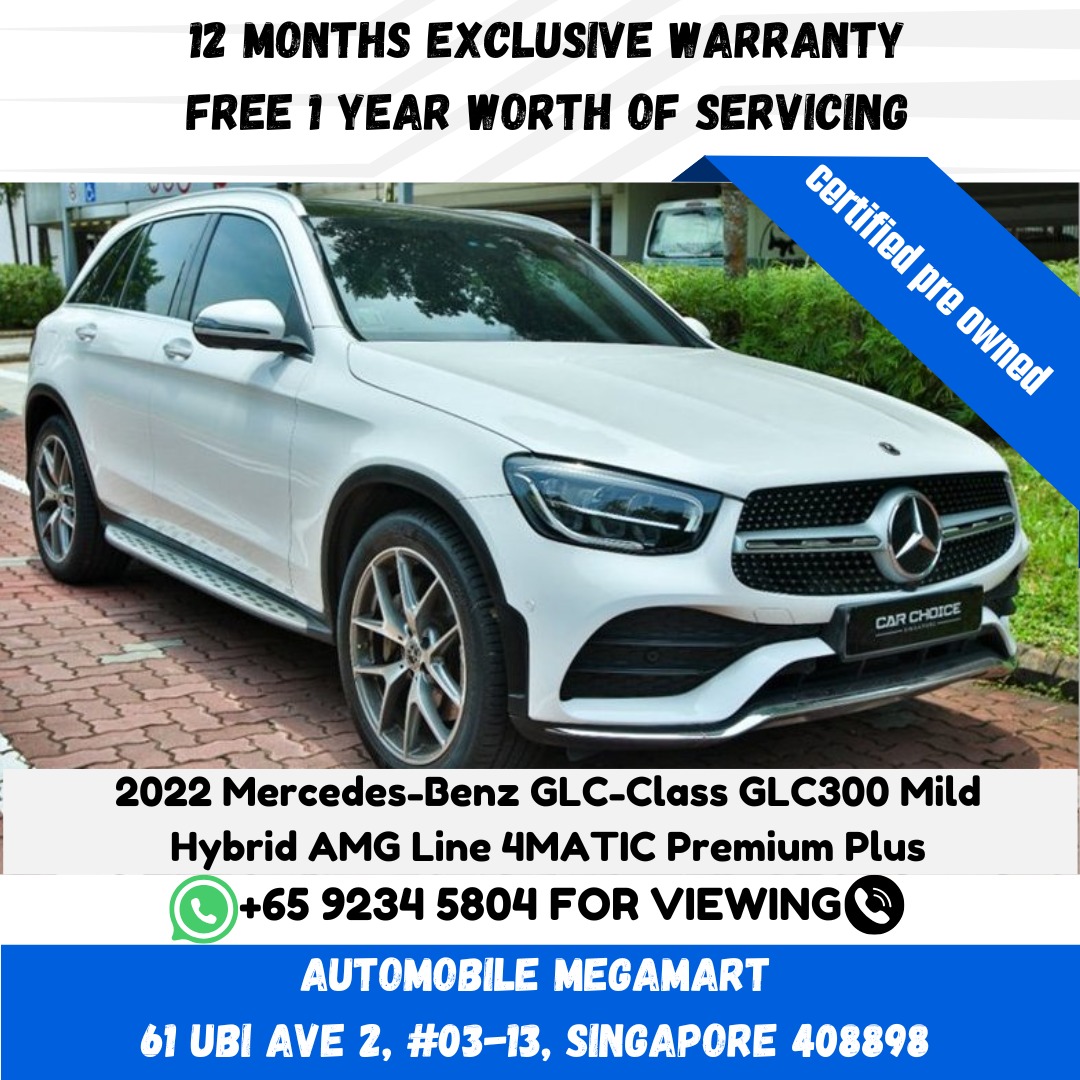 Mercedes-Benz GLC-Class Mild Hybrid GLC300 AMG Line 4MATIC Premium (A ...