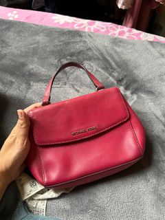 Michael Kors Rivington Stripe Logo Camera Bag, Luxury, Bags & Wallets ...