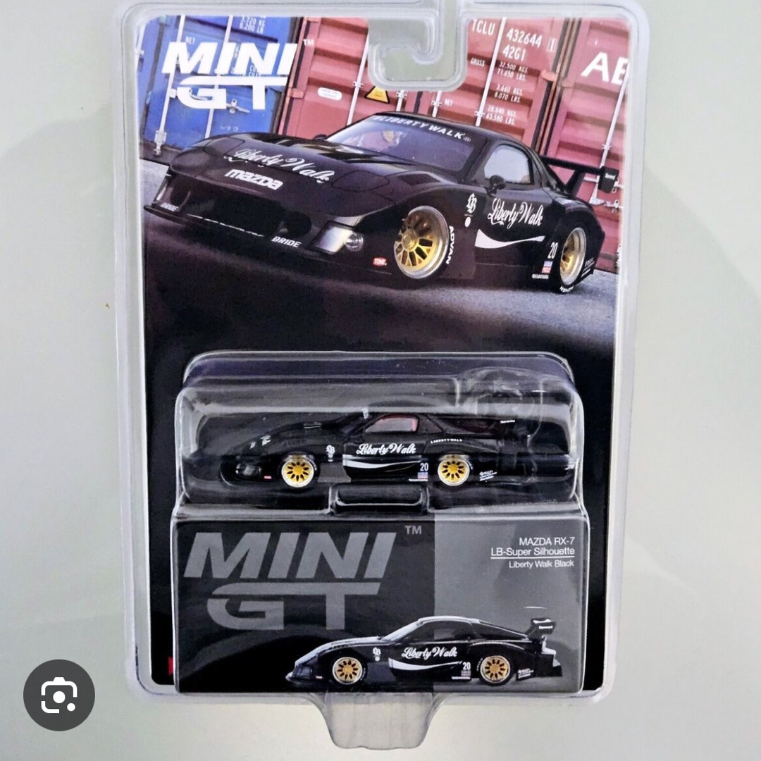 Mini GT #785 Mazda RX7 LB Super Silhouette Liberty Walk Black 1/64Mini, Hobbies & Toys, Toys ...