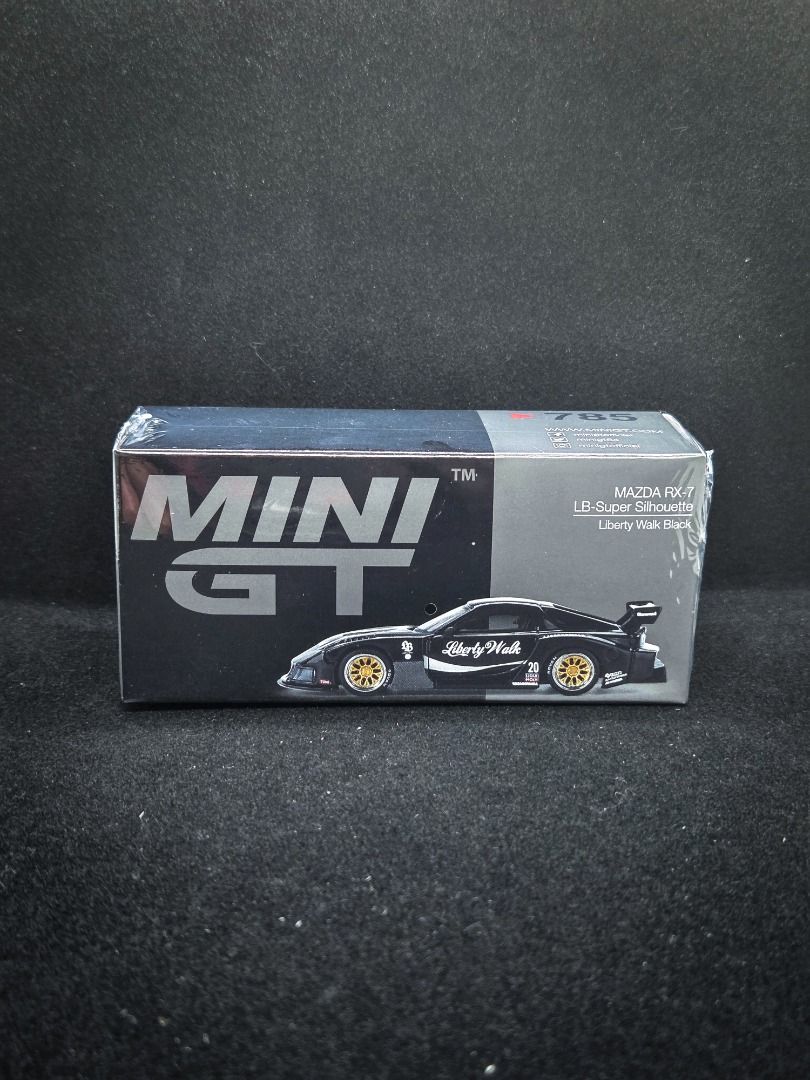 Mini GT MAZDA RX-7 LB-Super Silhouette Liberty Walk Black, Hobbies ...