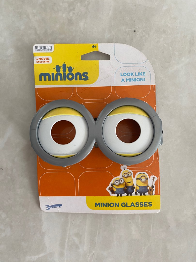 Minion Glasses, Hobbies & Toys, Toys & Games on Carousell