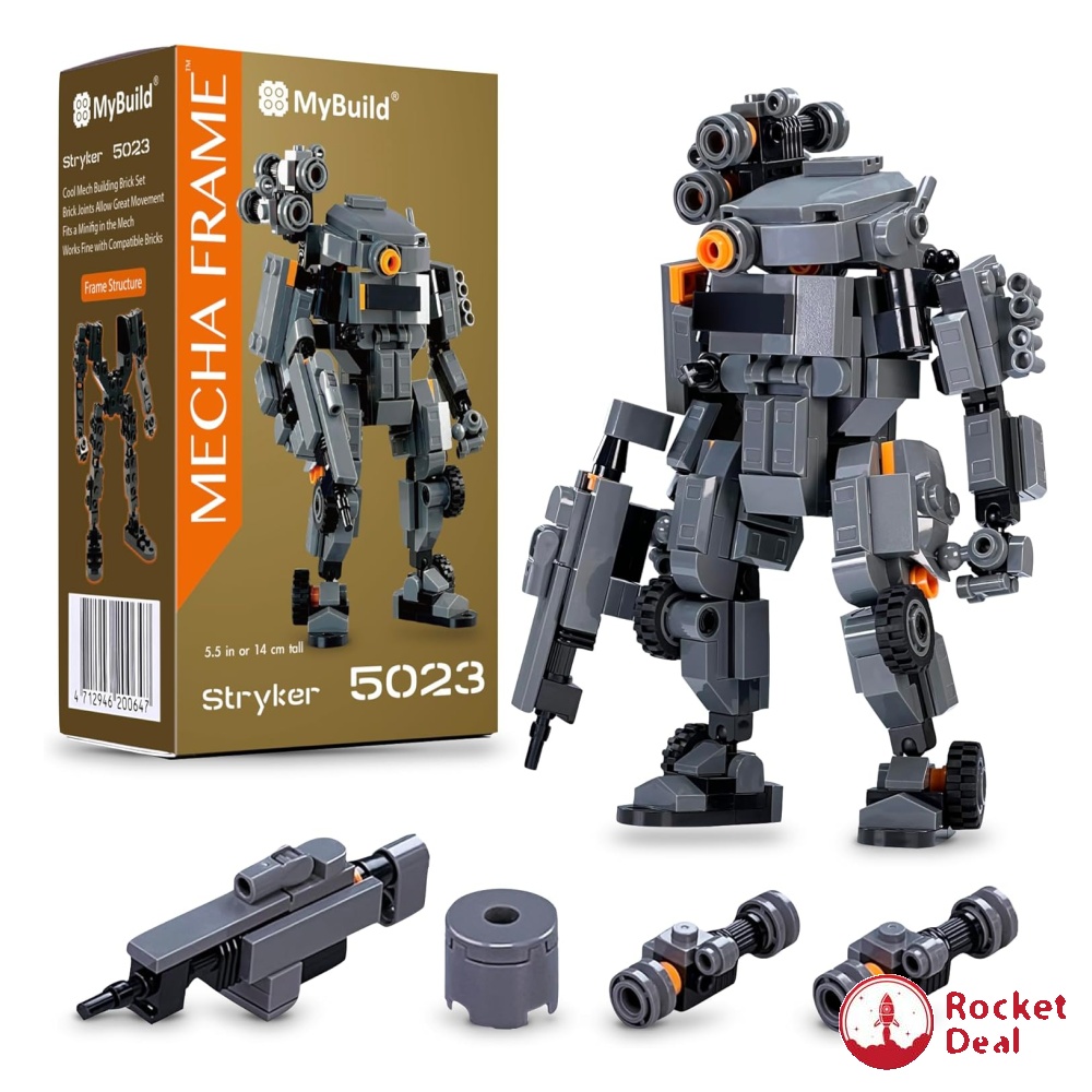 MyBuild Mecha Frame Stryker 5023 - Armed Forces Mech Toy Building ...