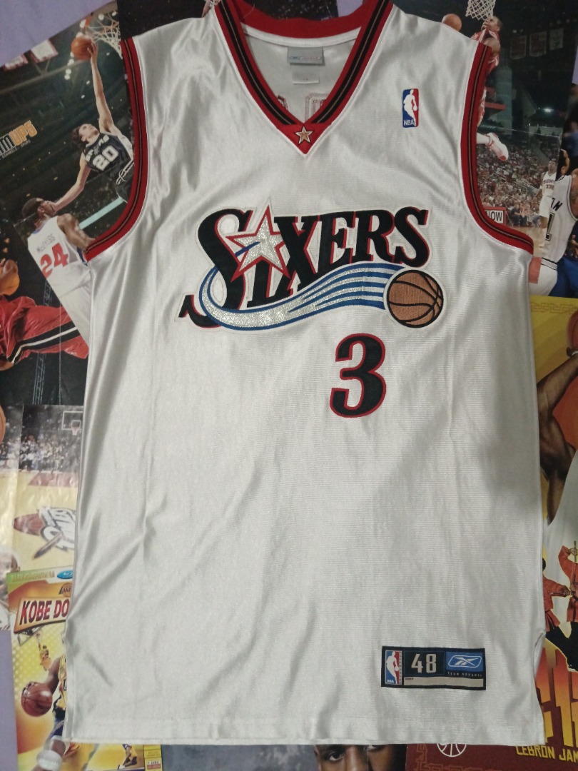 NBA Authentic (Allen Iverson), Men's Fashion, Activewear on Carousell