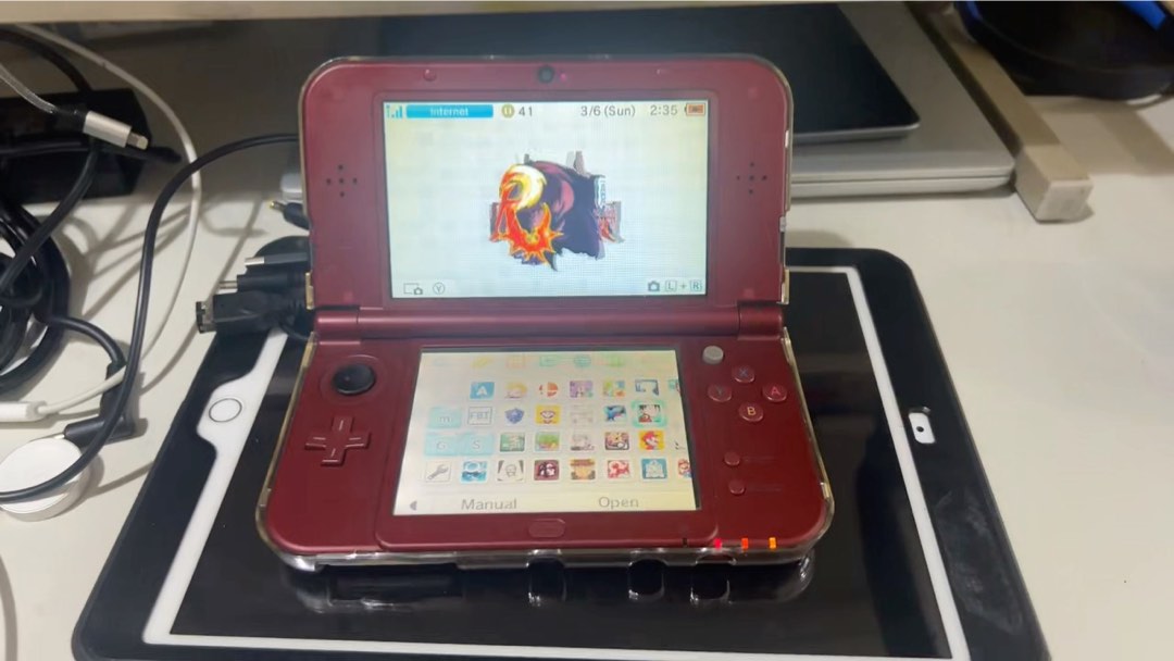 Nintendo 3DS XL Red Console, Video Gaming, Video Game Consoles ...