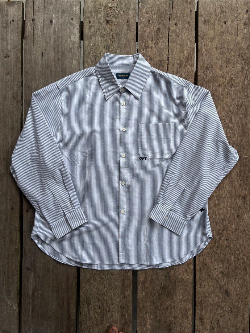 Opt Oxford Shirt Black, Men's Fashion, Tops & Sets, Tshirts & Polo ...