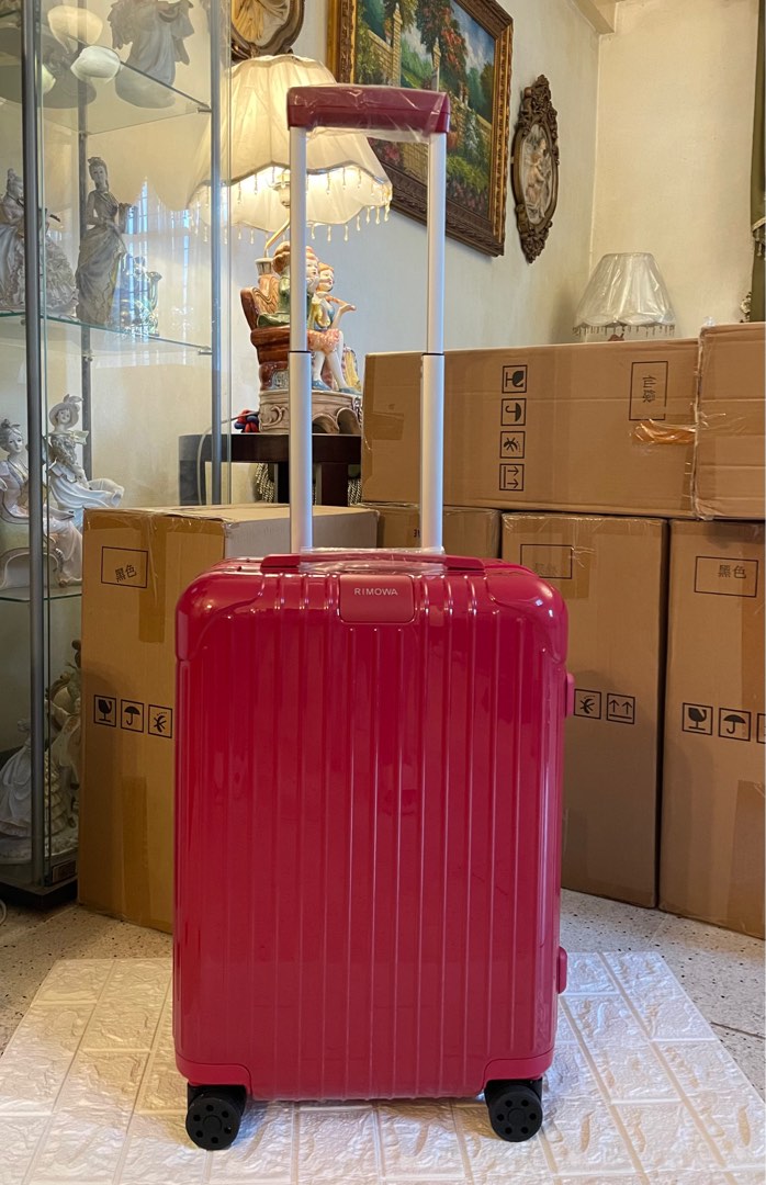 ORDER NOW DELIVER NOW!! Polycarbonate Raspberry Pink Cabin Suitcase ...