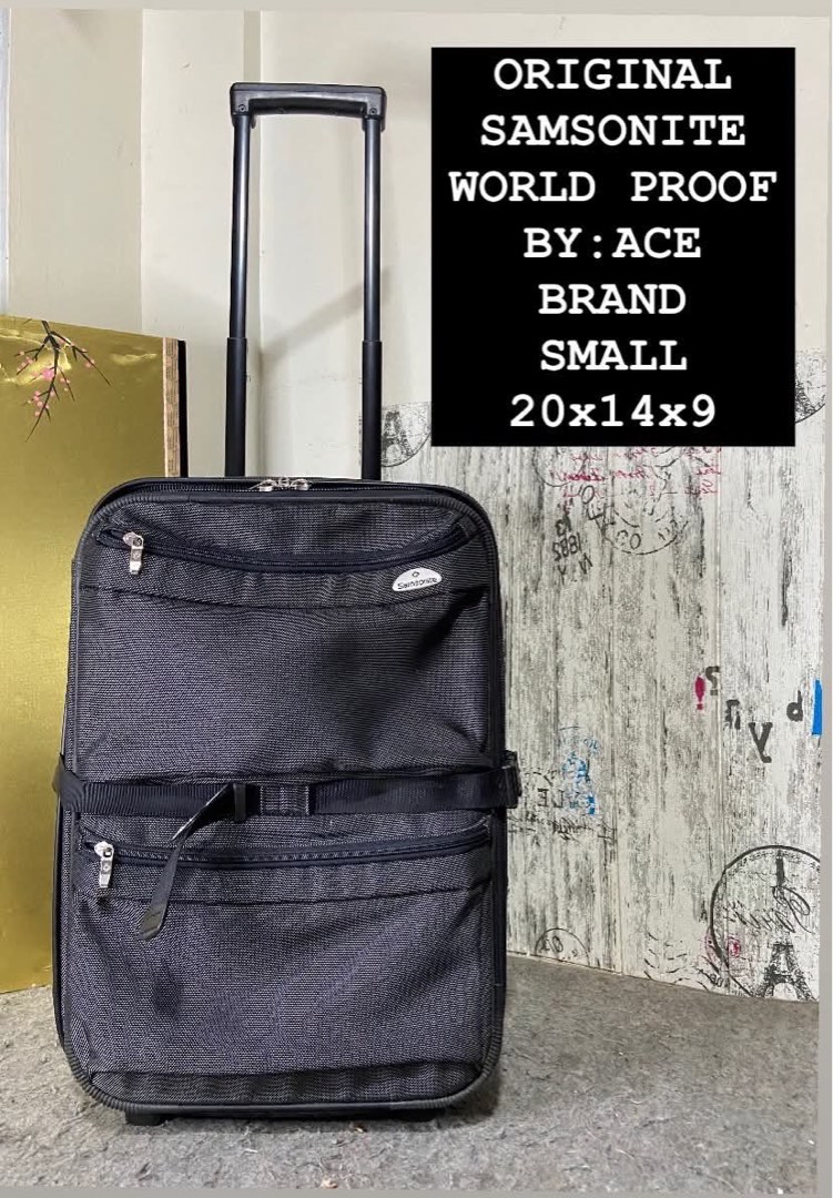 ORIGINAL SAMSONITE WORLD PROOF BY:ACE BRAND MADE IN JAPAN SMALL SIZE ...
