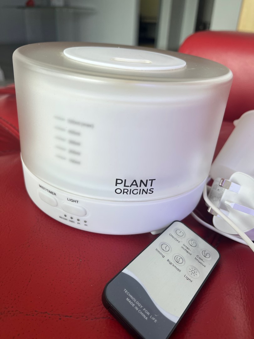 Plant Origins Aromatherapy Bluetooth Diffuser (500ml), Furniture & Home ...