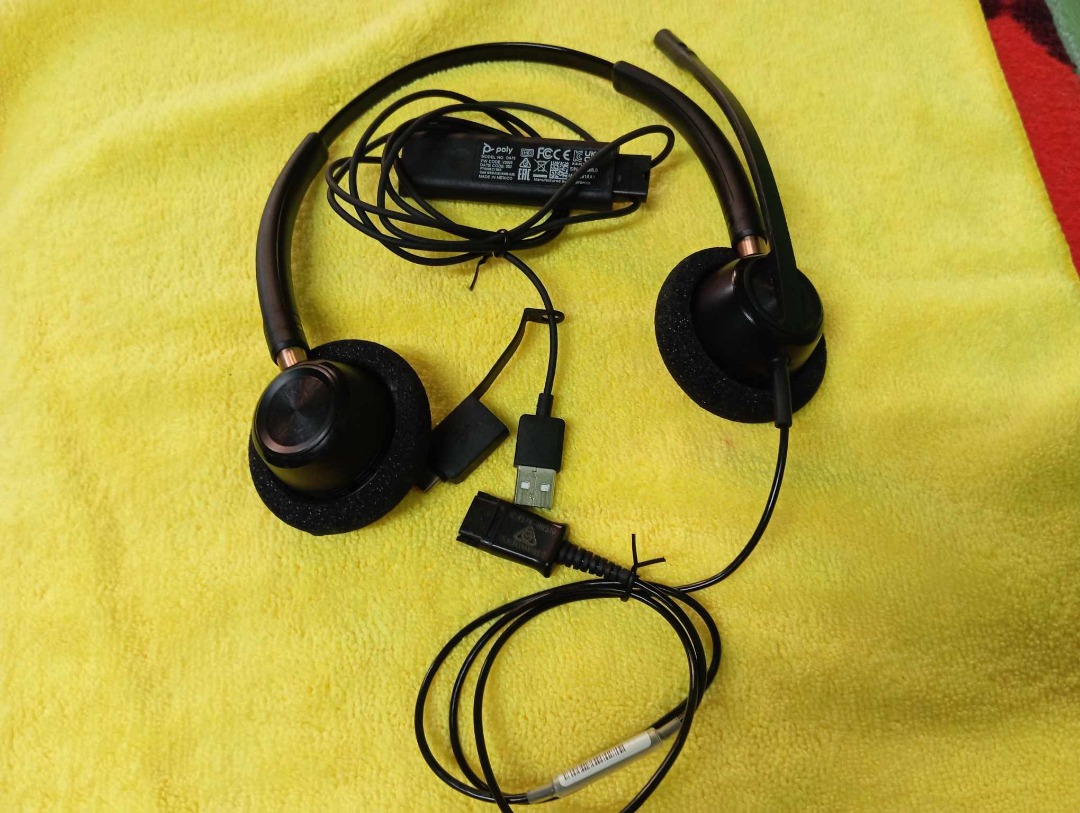 Plantronics adapter poly da75 with type C, Audio, Headphones & Headsets ...