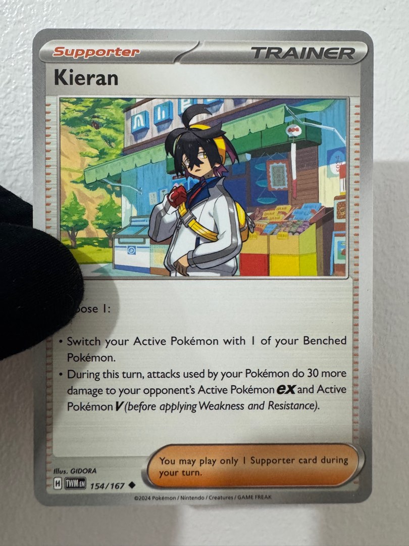 Pokemon Card: Kieran [Trainer Playable], Hobbies & Toys, Toys & Games ...