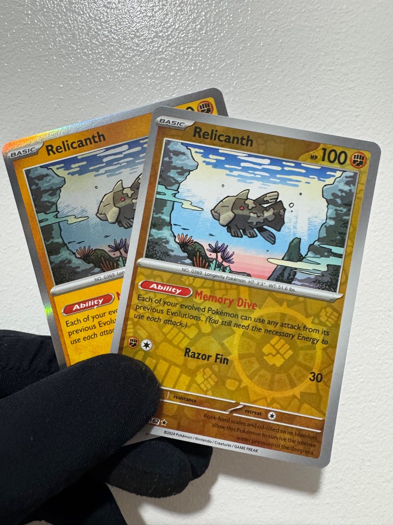 Pokemon Card: Relicanth Reverse Holo/Holo Rare [Playable], Hobbies ...