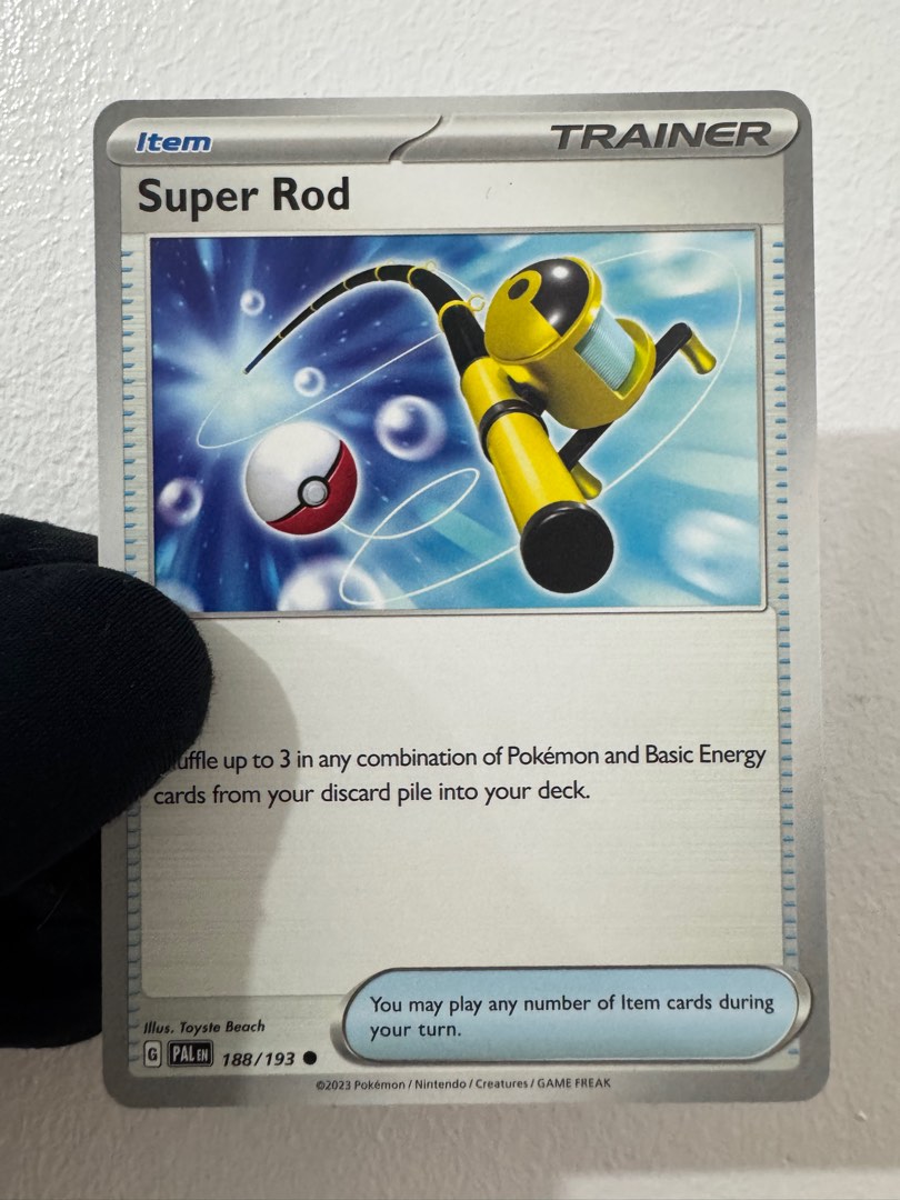 Pokemon Card: Super Rod [Trainer Playable], Hobbies & Toys, Toys ...