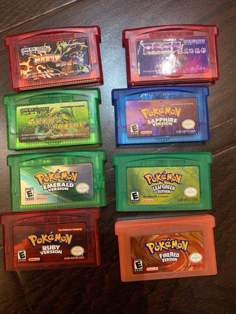 Pokemon GBA Games (Repro), Video Gaming, Video Games, Nintendo on Carousell