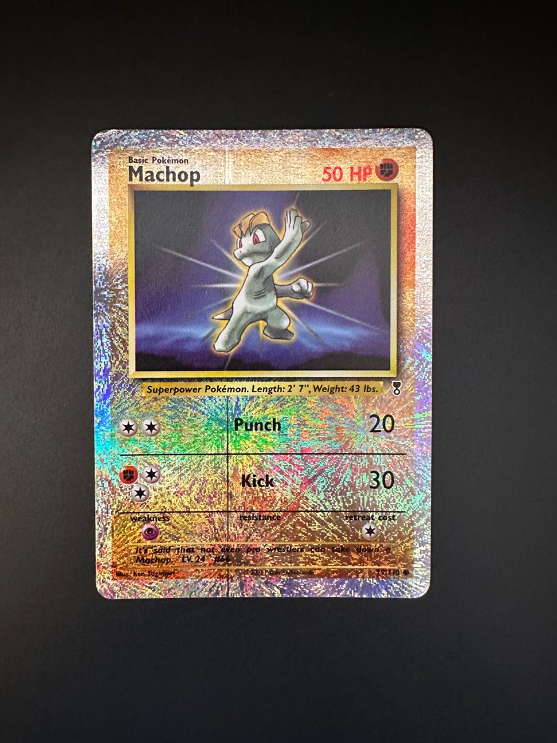 Pokemon TCG - Machop - Legendary Collection - Reverse Holo - MP/Dent ...