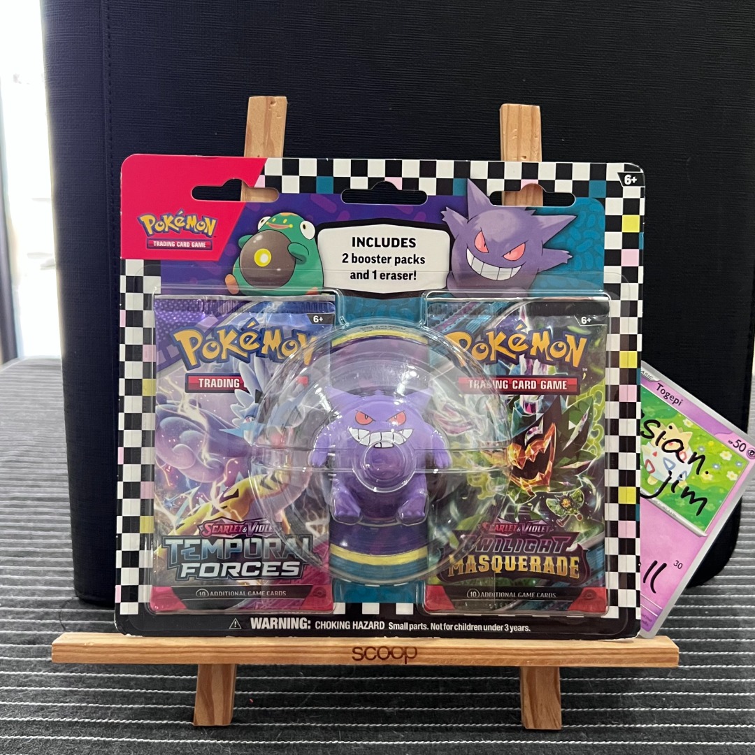 Pokemon TCG: Back to School Eraser Blister 2024 (Gengar), Hobbies ...