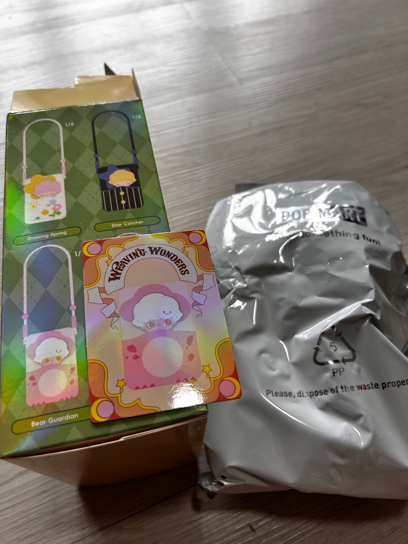 POP MART Dimoo Quilt Phone Case Blind Box - Bear Guardian, Hobbies ...