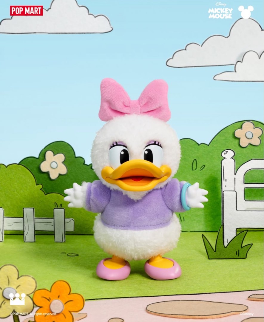 POPMART Daisy Duck, Mickey Family Cute Together Keychain Series Figures ...