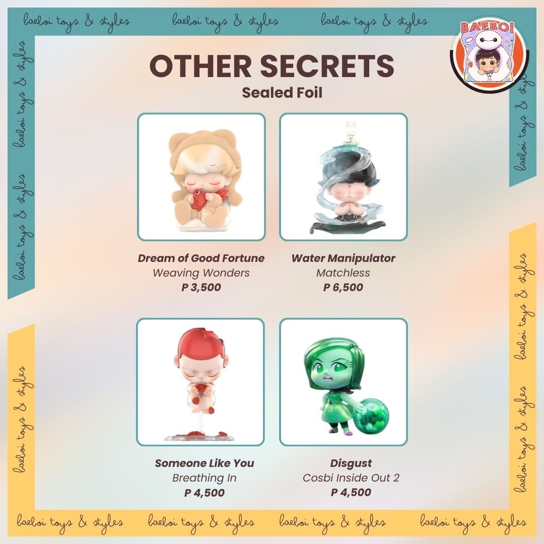 Popmart Dimoo Kubo Cosbi Inside Out 2 Secret Hidden Figure ( Onhand and ...
