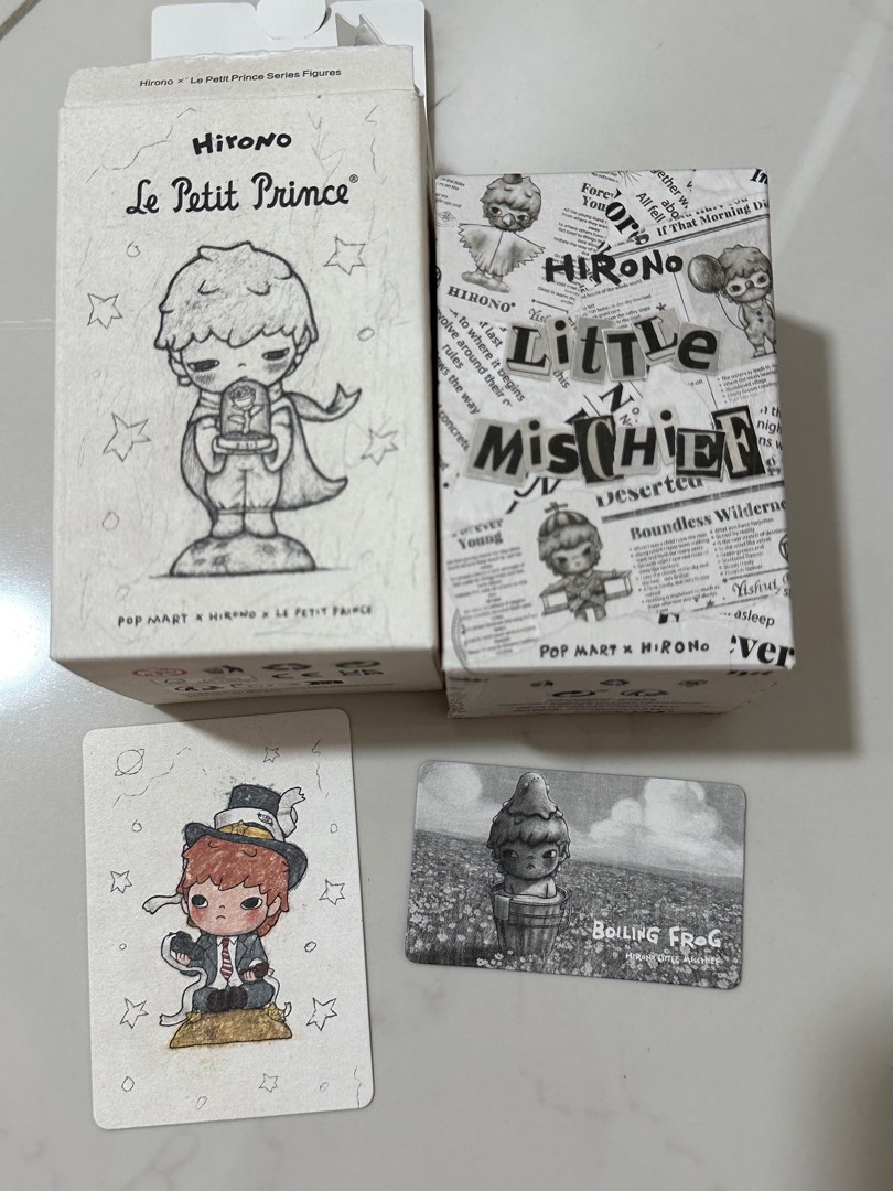 Popmart hirono ( little mischief/ le petit prince), Hobbies & Toys ...