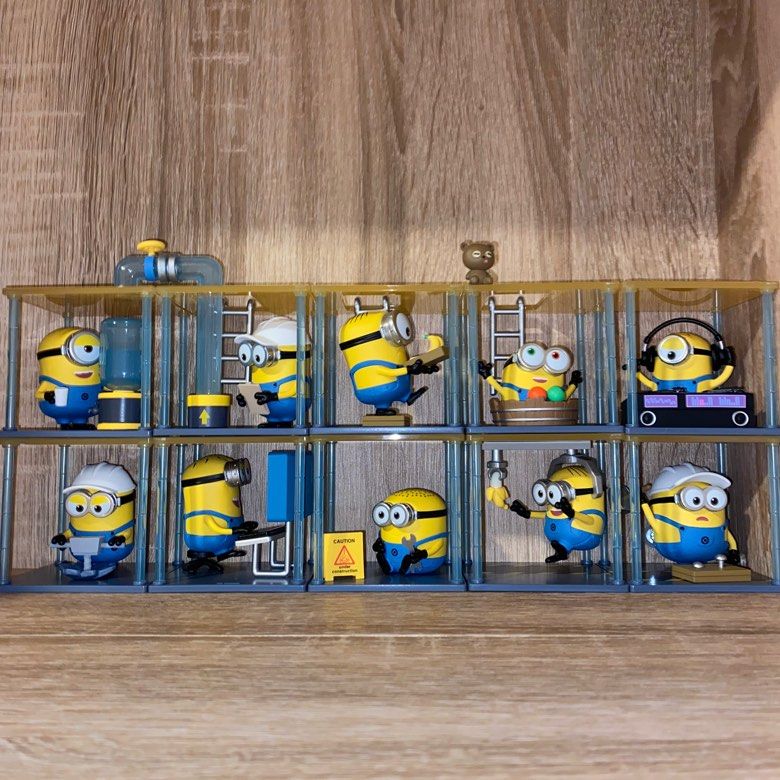 Popmart x Minions at Work - Full Set (with secret), Hobbies & Toys, Toys & Games on Carousell