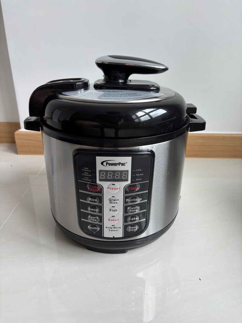 Powerpac 4L Electric Pressure Cooker 4.0L (PPC411), TV & Home ...