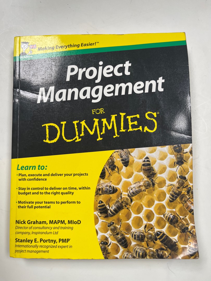 Project Management for Dummies Book, Hobbies & Toys, Books & Magazines ...