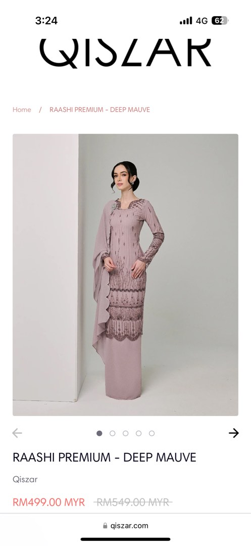 Qiszar 2025 - Raashi Premium, Women's Fashion, Muslimah Fashion, Baju ...