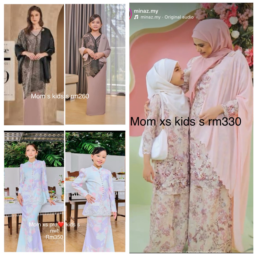 Qiszar jemels minaz, Women's Fashion, Muslimah Fashion, Baju Kurung ...