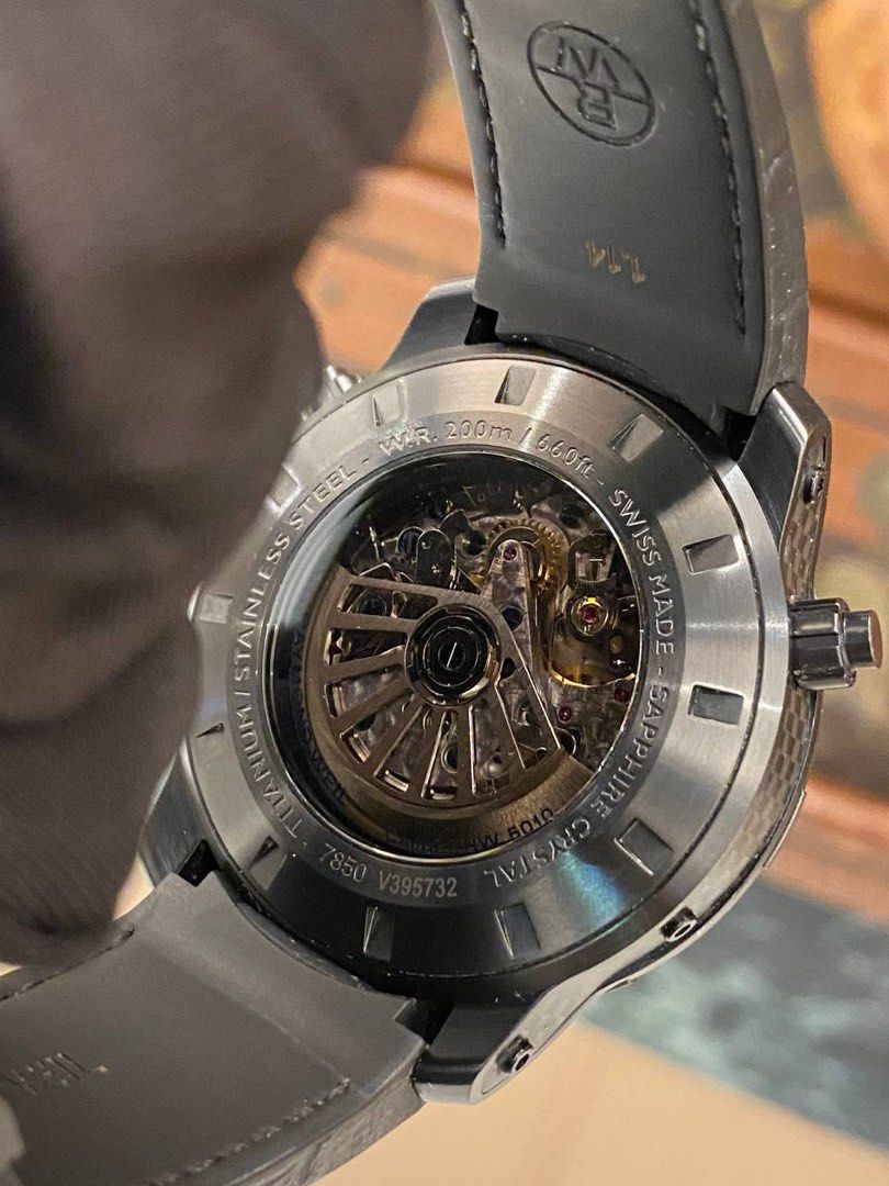 (RAYA SALE) 2020 RAYMOND WEIL CERAMIC CARBON FIBER NABUCCO CHRONOGRAPH ...