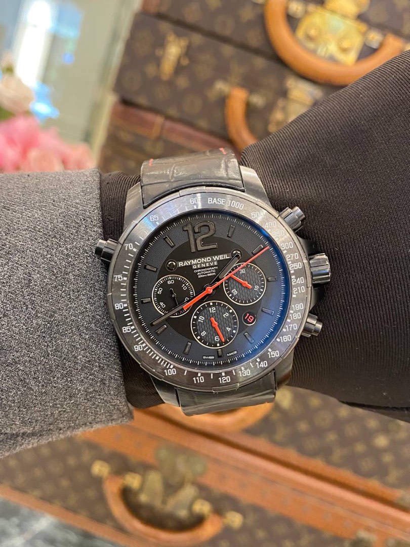 (RAYA SALE) 2020 RAYMOND WEIL CERAMIC CARBON FIBER NABUCCO CHRONOGRAPH ...