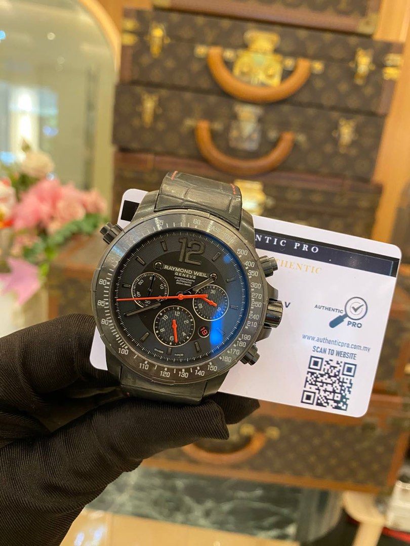 (RAYA SALE) 2020 RAYMOND WEIL CERAMIC CARBON FIBER NABUCCO CHRONOGRAPH ...