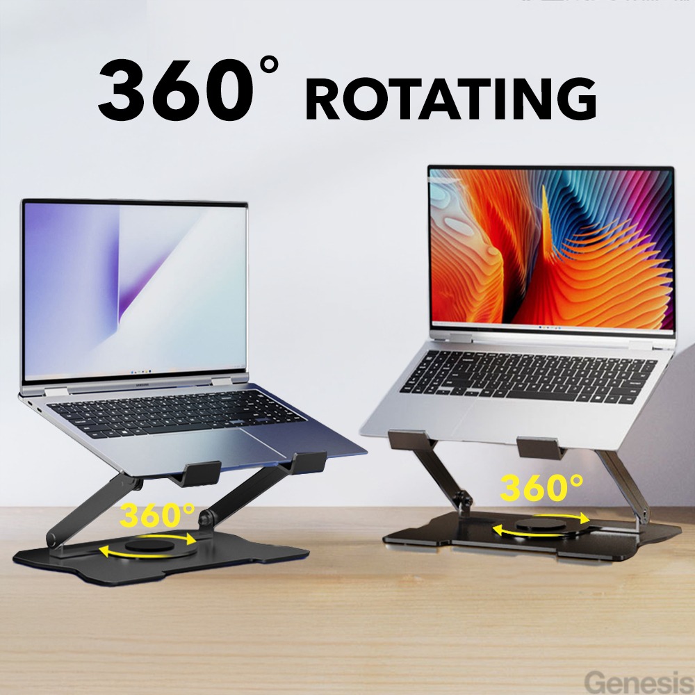 [READY STOCK] Genesis Laptop Stand 360 Rotating Adjustable Portable ...