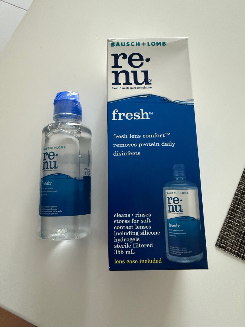 Renu contact lens solution, Beauty & Personal Care, Vision Care on ...