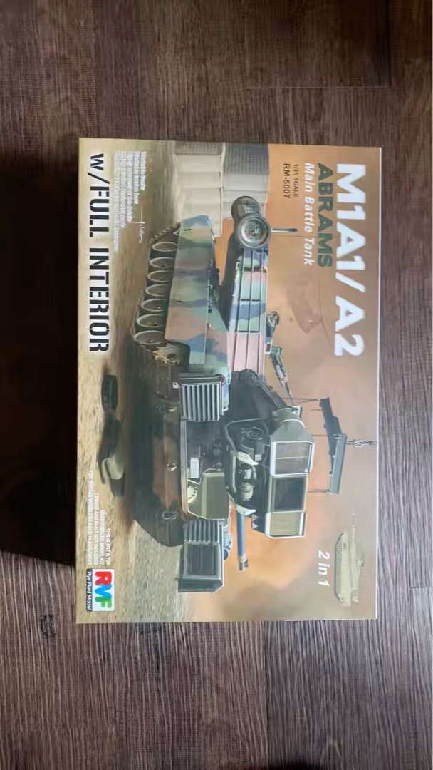 RFM Rye Field Model 1/35 M1A1/A2 Abrams Main Battle Tank, Hobbies ...