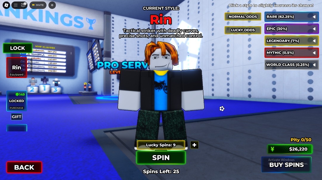 Rin + Prodigy | Roblox | Blue lock rivals, Video Gaming, Gaming ...