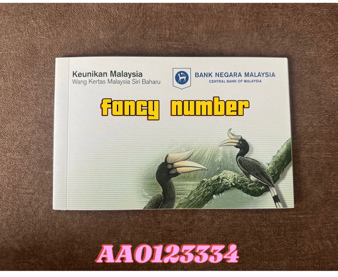 rm1&5 folder UNC fancy AA0123334, Hobbies & Toys, Collectibles ...