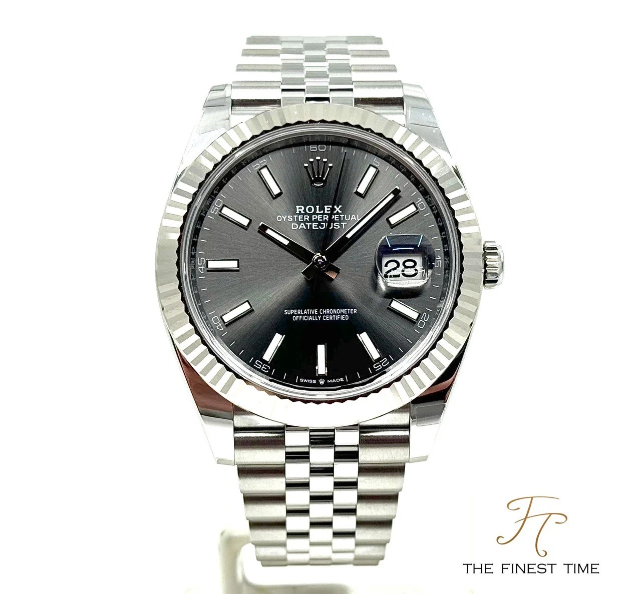 Rolex Datejust 41 126334 Slate 126334 Rhodium Jubilee _ March 2025 ...