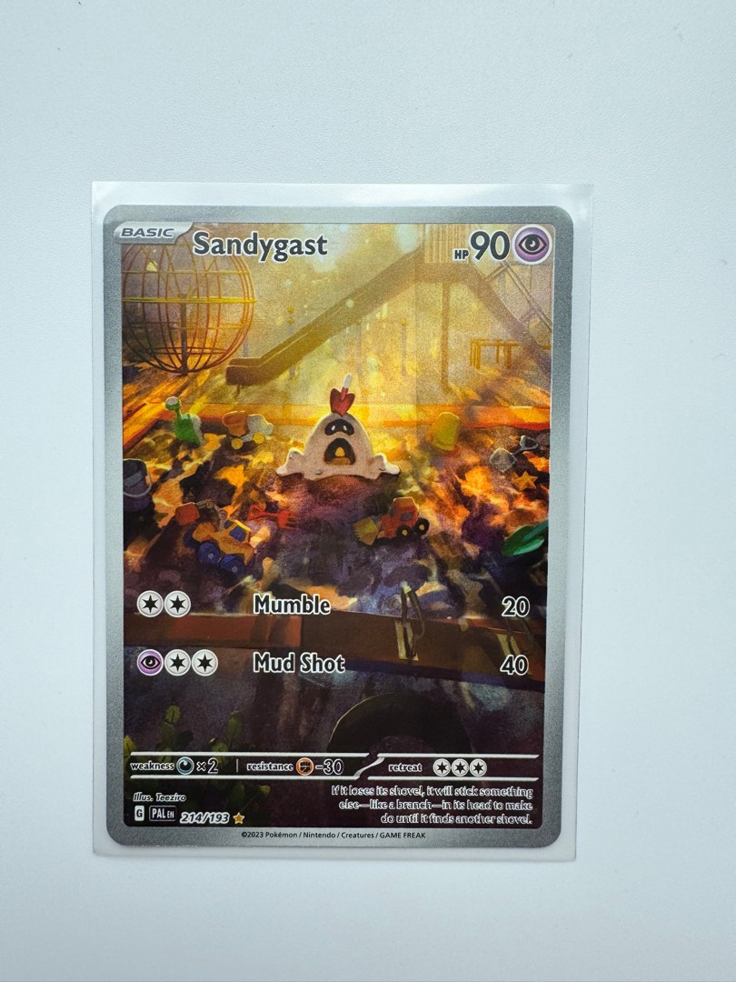 Sandygast Illustration Rare Paldea Evolve Pokemon, Hobbies & Toys, Toys ...